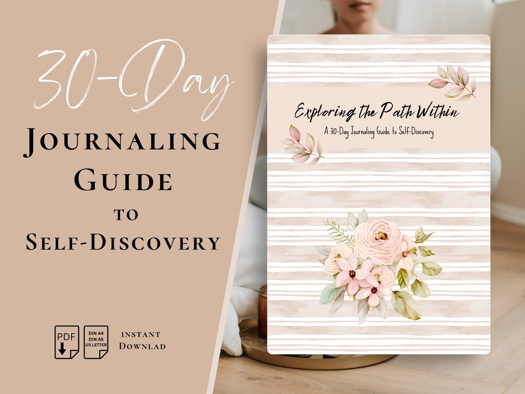 Guided Journaling, 30-day Journal, Therapy, Guided Self-care Journal ...