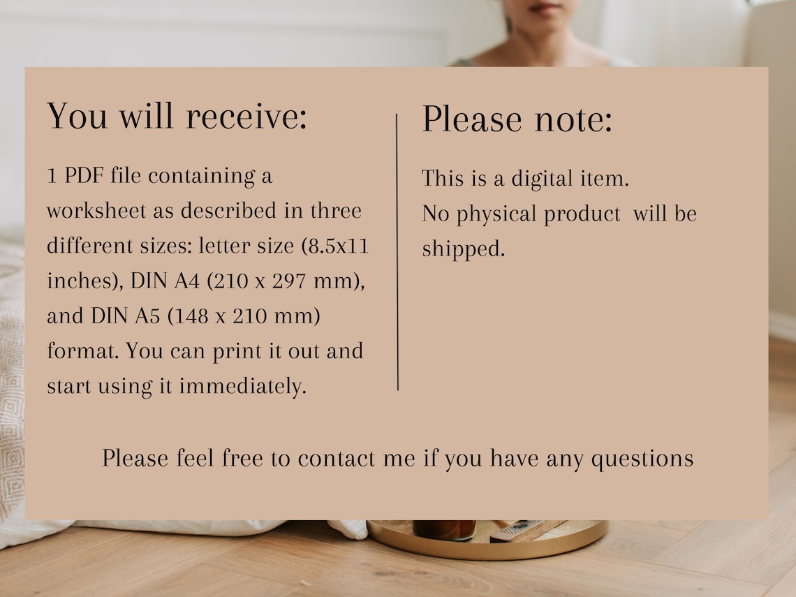 Mindfulness Meditation Worksheet, Body Scan, Develop Self-awareness ...