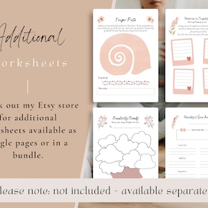 Mindfulness Meditation Worksheet, Body Scan, Develop Self-awareness ...