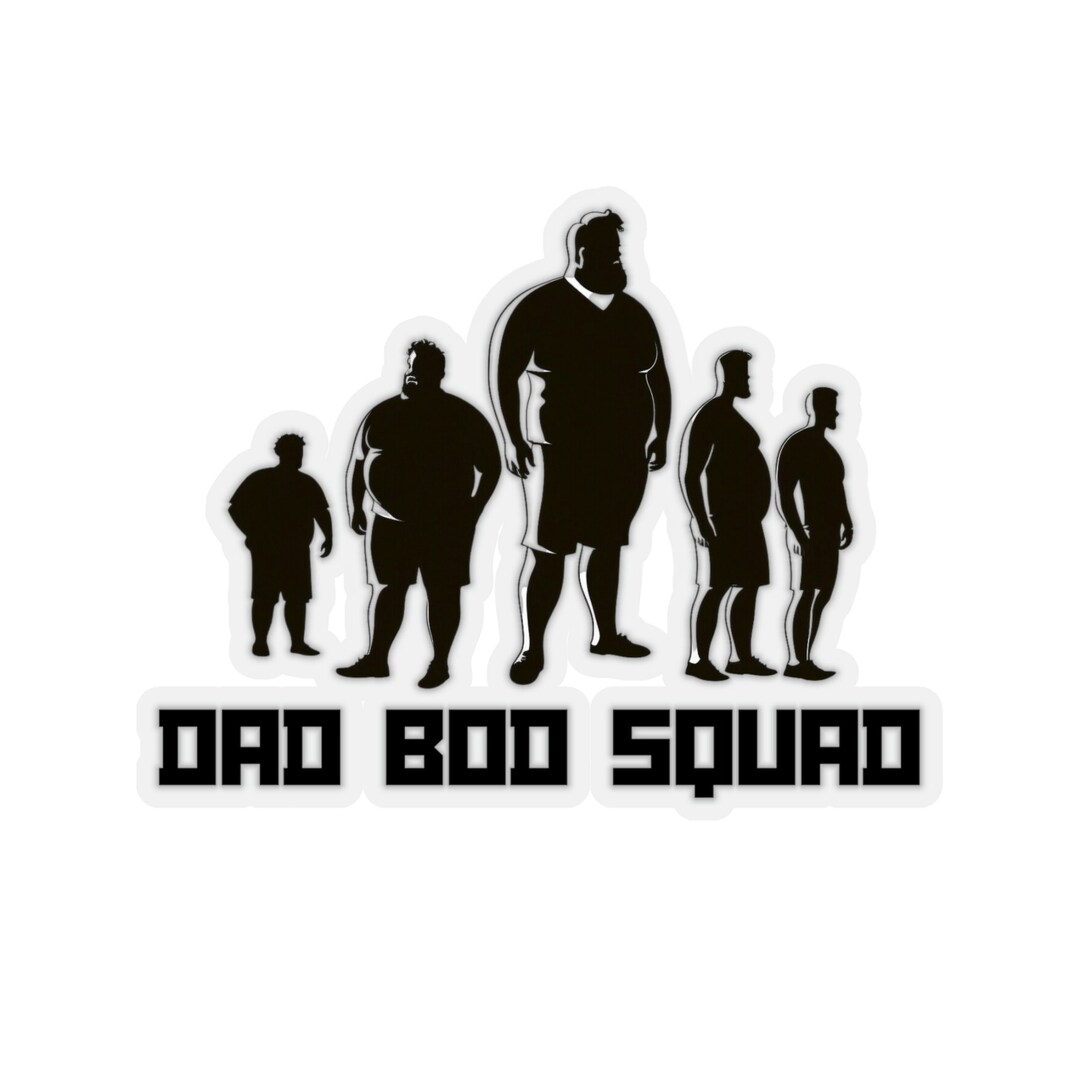 Dad Bod Squad Stickers Father's Day Gift for Dads and Stepdads With ...