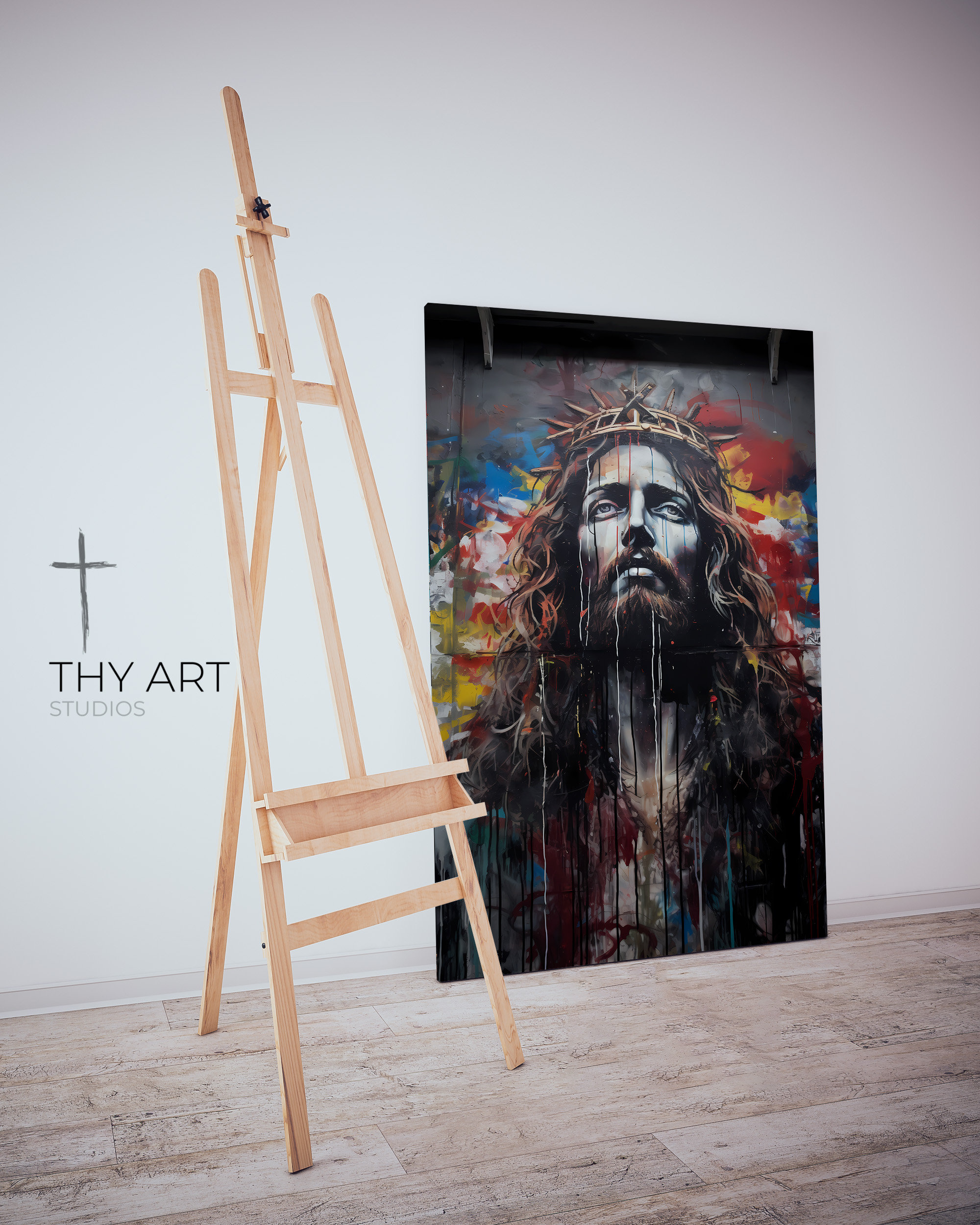 Portrait of Jesus Christ, Graffiti, Paintings of Christ, Christ ...