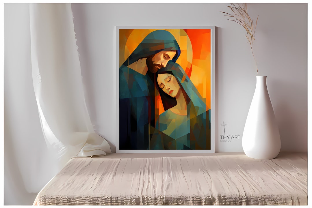 The Story of Mary Magdalene and Jesus, Abstract Artwork, Mary of ...