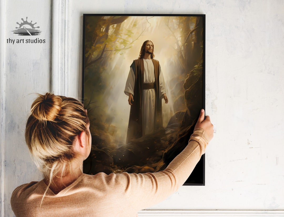 Jesus Christ Art Christ Painting Jesus Wall Art Jesus - Etsy