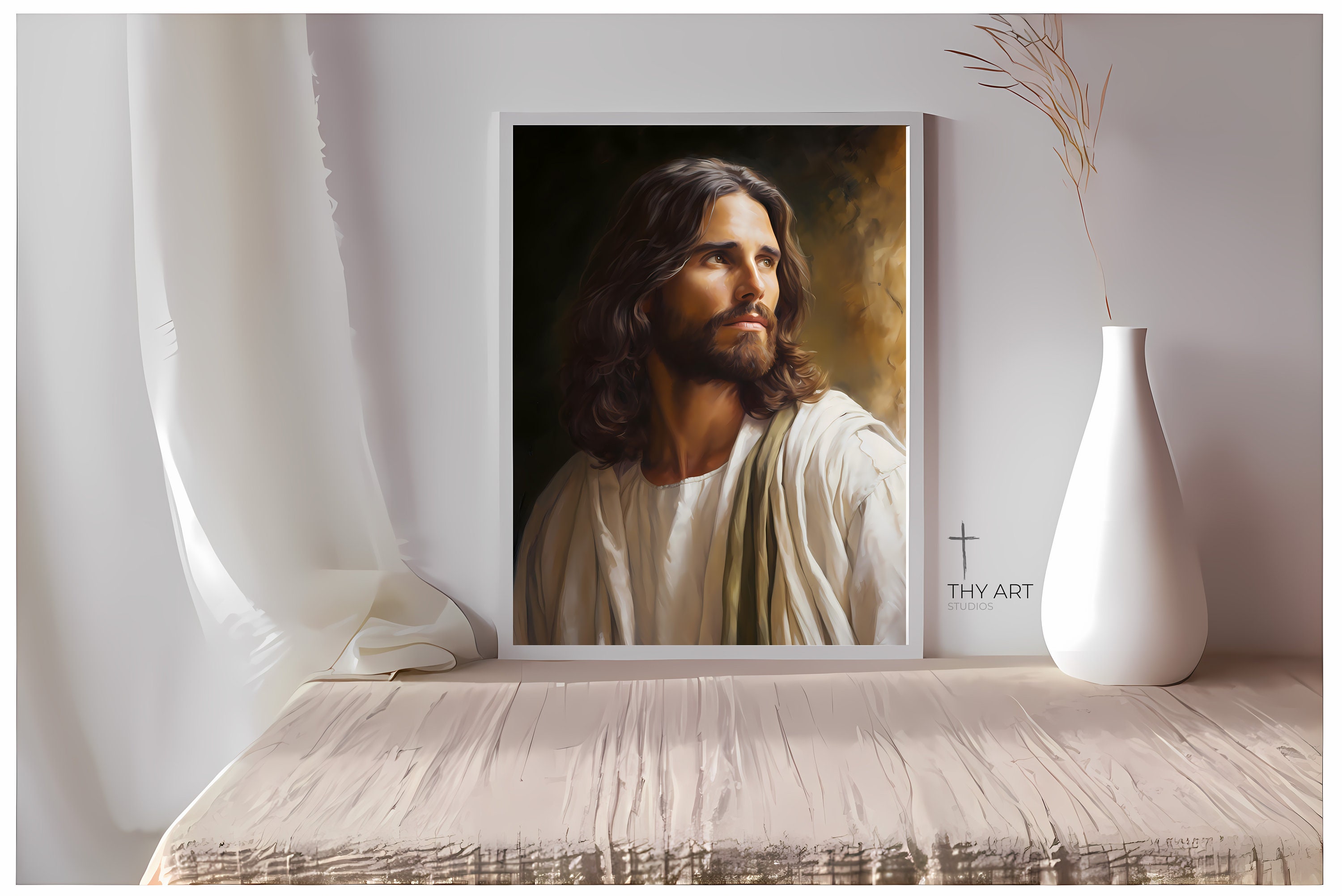 Jesus Christ Artwork, Christian Art Print, Christian Prints, Modern ...