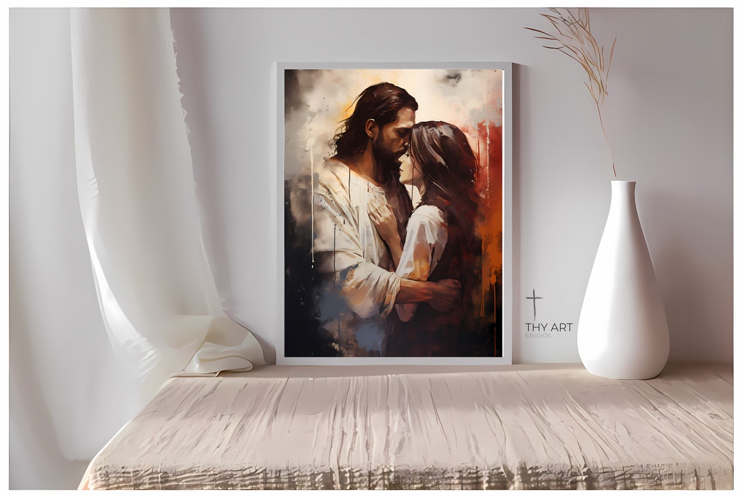Jesus and Mary Magdalene, Contemporary Christian Art, Mary Magdalene ...