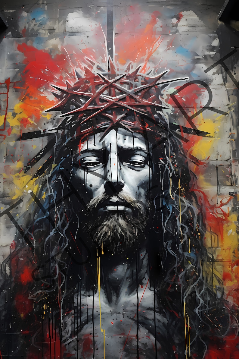Jesus Painting, Graffiti, Jesus Art, Jesus Christ Art, Picture of the ...