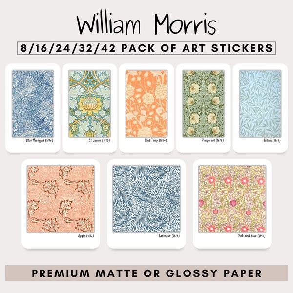 William Morris Tiles - Etsy UK