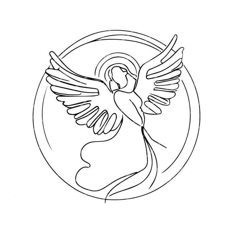 10 ANGEL DESIGNS - Digital Download - for Engraving, Printing and More ...
