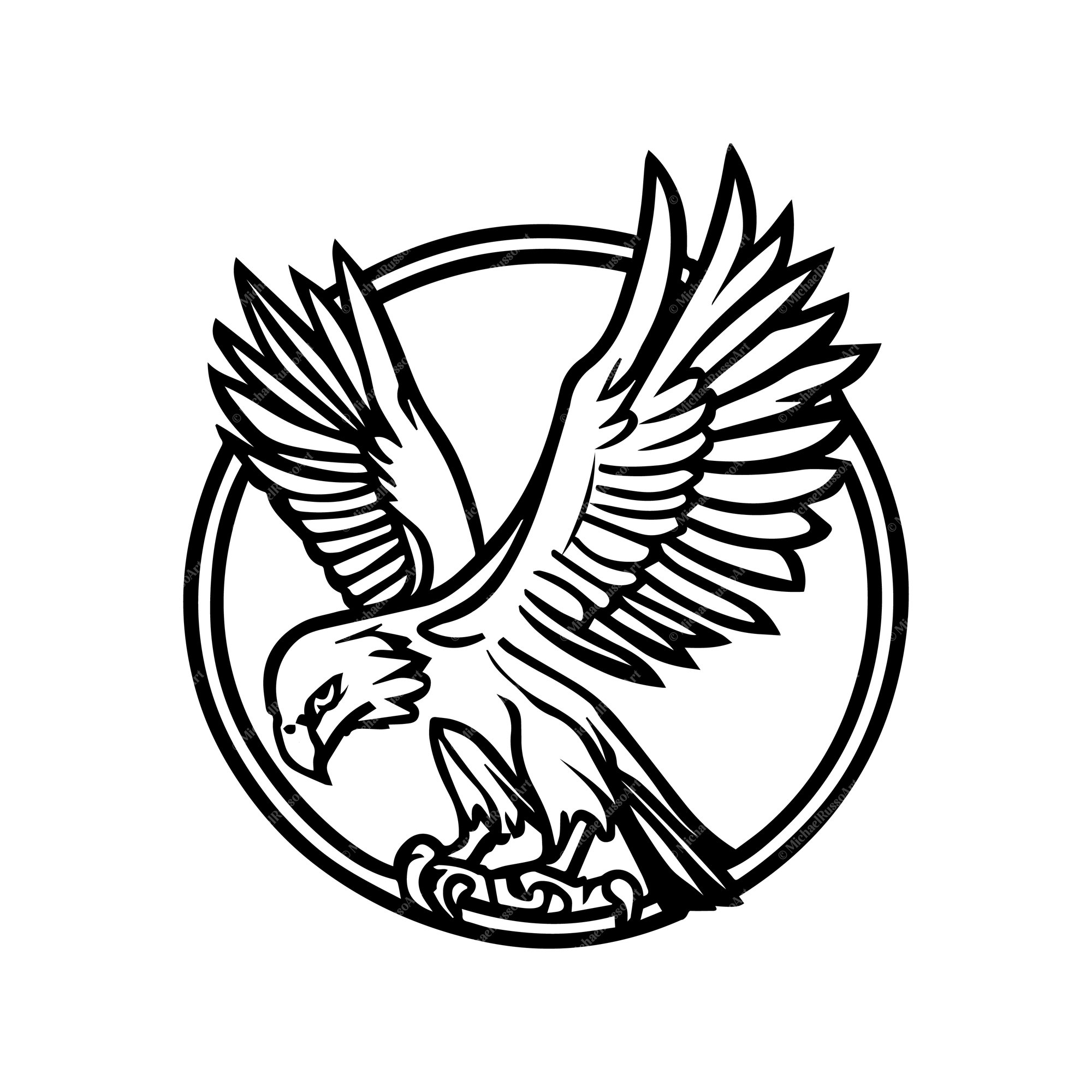 10 EAGLE DESIGNS - Digital Download - for Engraving, Printing and More ...