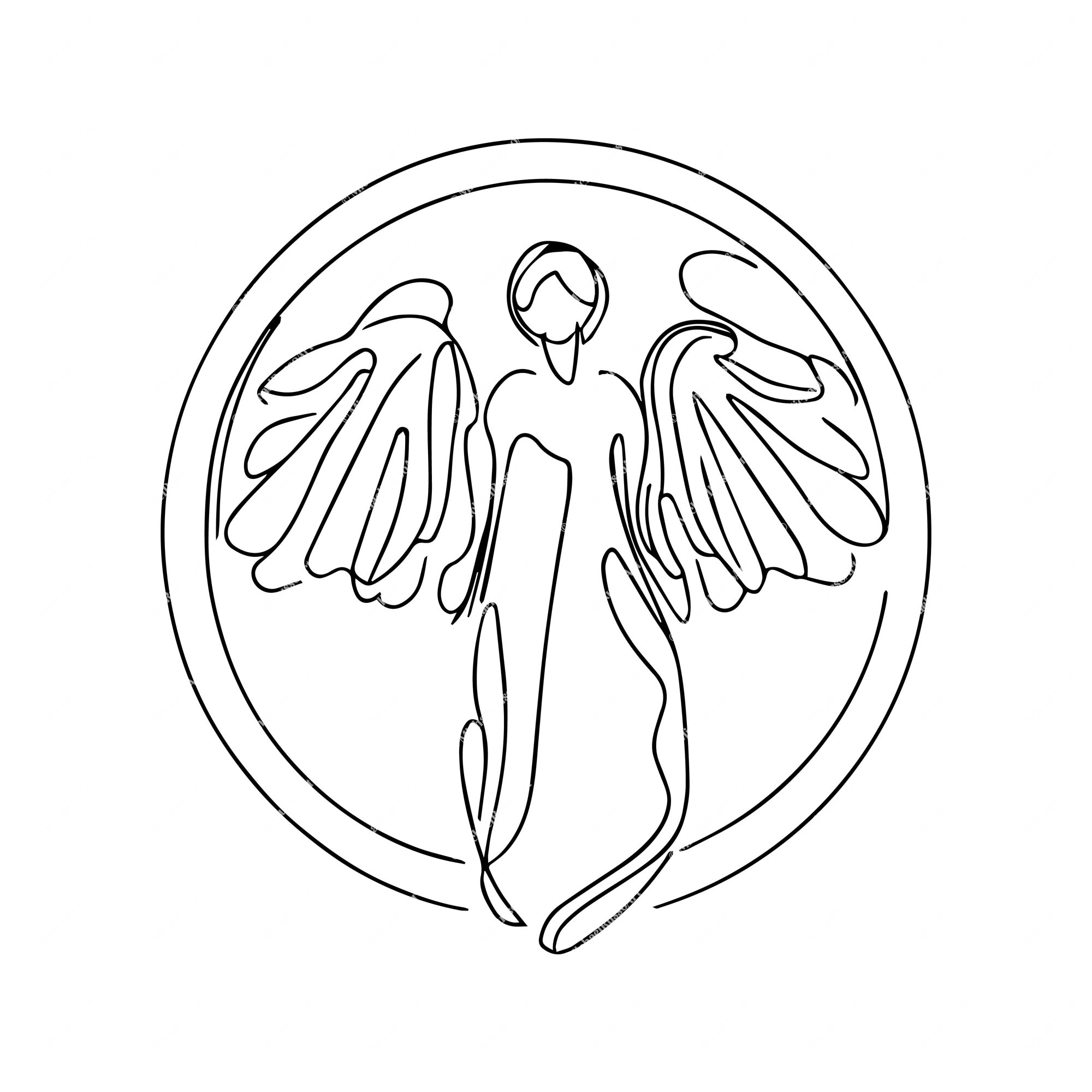 10 ANGEL DESIGNS - Digital Download - for Engraving, Printing and More ...