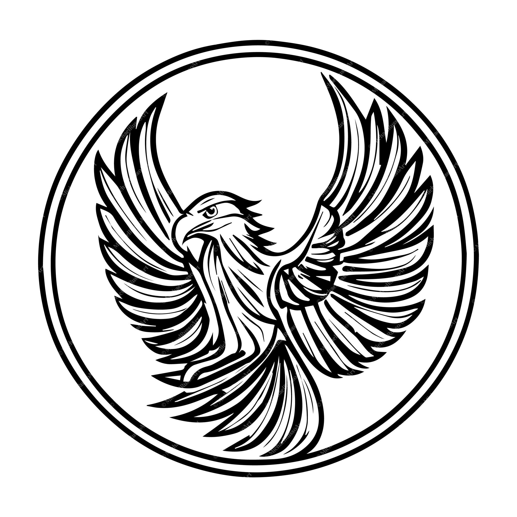 10 EAGLE DESIGNS - Digital Download - for Engraving, Printing and More ...