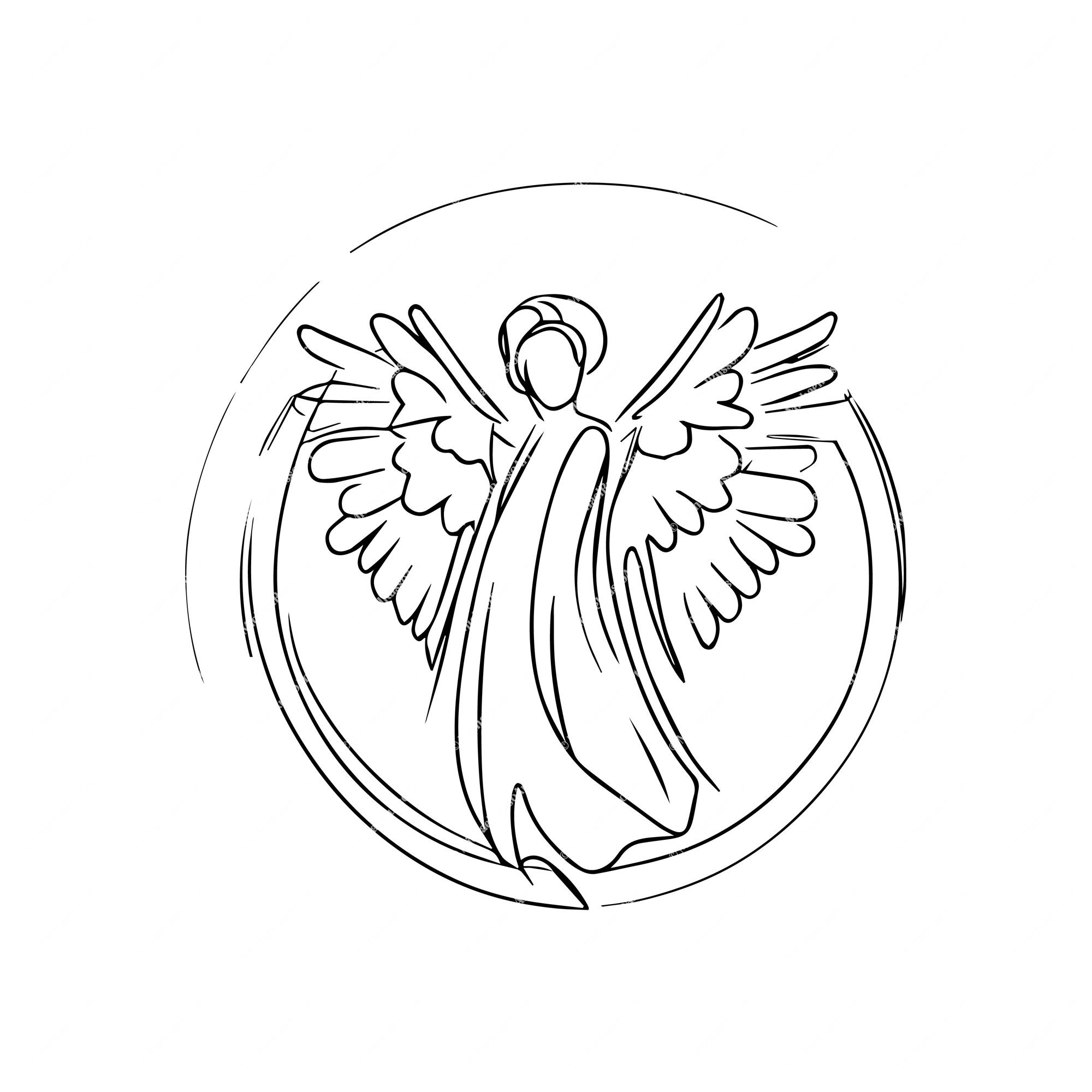 10 ANGEL DESIGNS - Digital Download - for Engraving, Printing and More ...