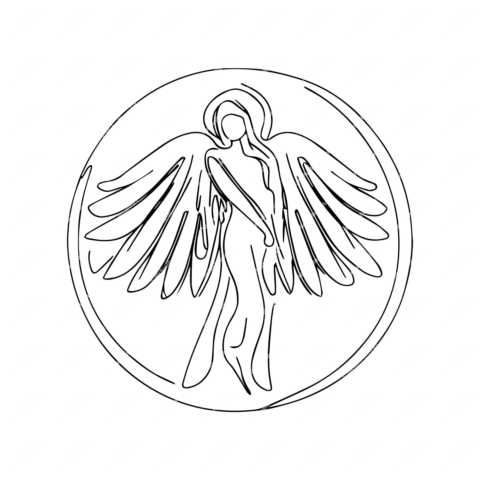 10 ANGEL DESIGNS - Digital Download - for Engraving, Printing and More ...