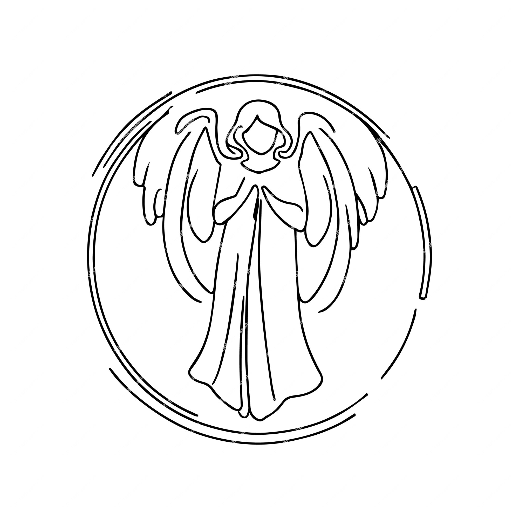 10 ANGEL DESIGNS - Digital Download - for Engraving, Printing and More ...