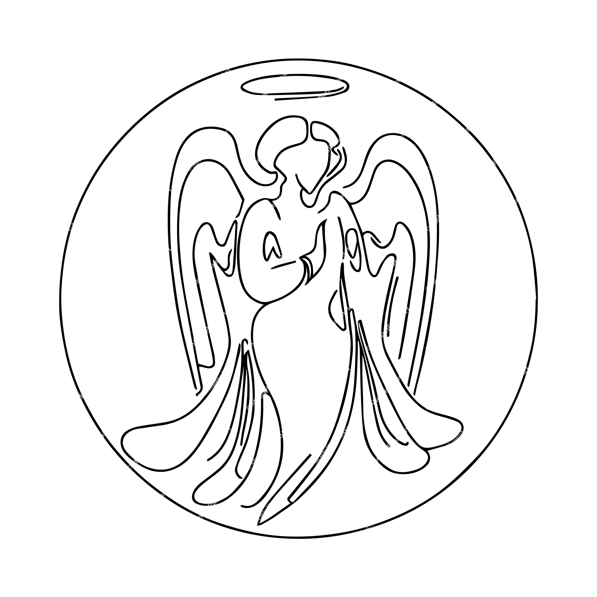 10 ANGEL DESIGNS - Digital Download - for Engraving, Printing and More ...