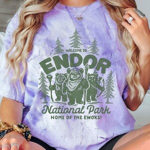 Retro Endor National Park Home of the Ewoks Comfort Colors Blast Shirt ...