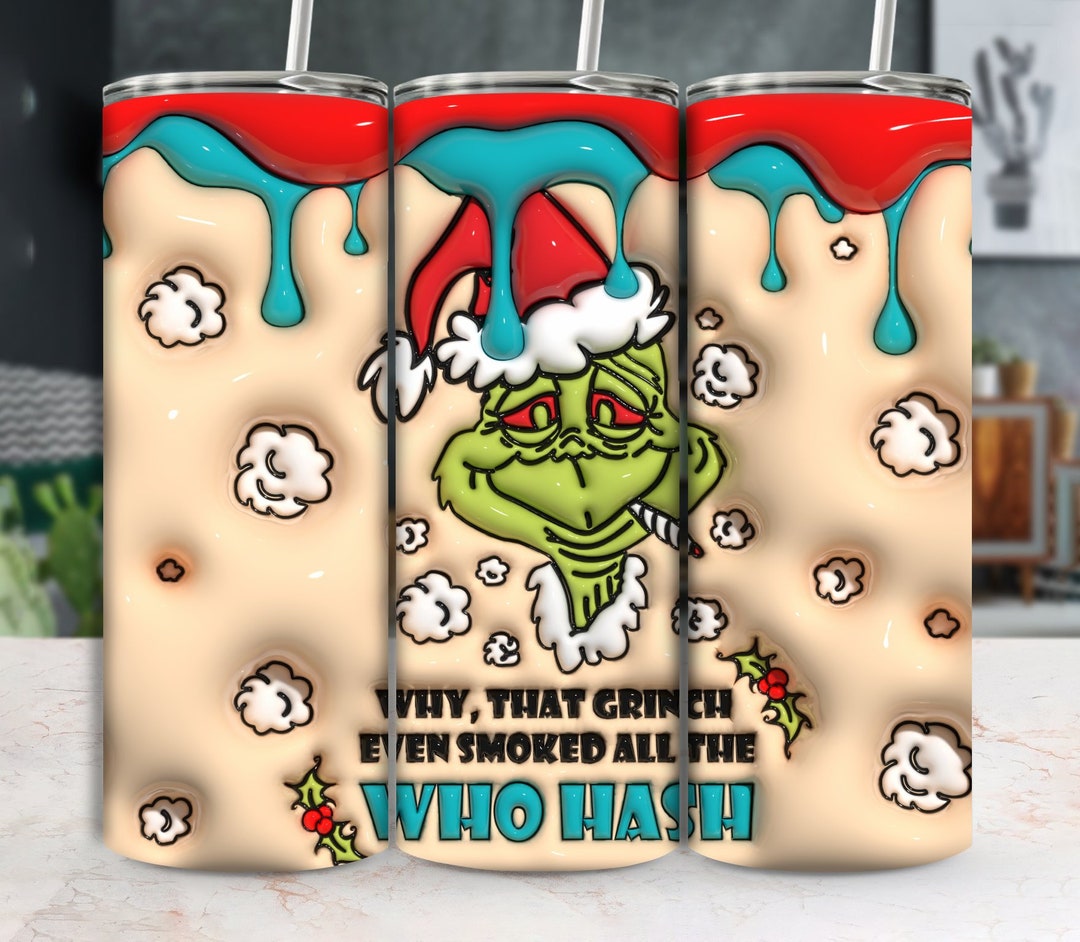 Weed Grinch Sublimation Tumbler Design Download PNG Funny - Etsy UK
