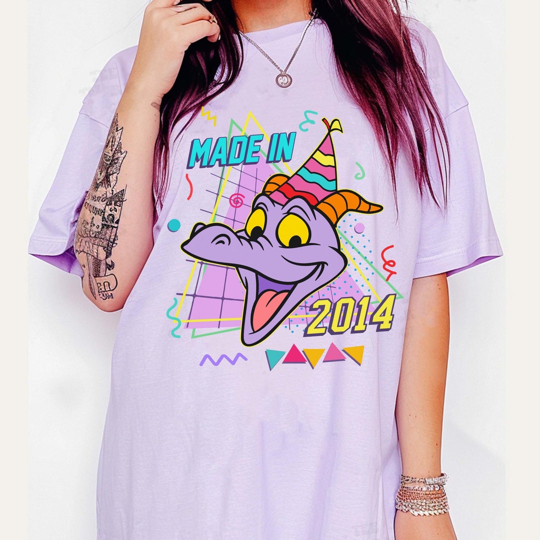 Custom Figment Purple Dragon Birthday Comfort Colors Shirt, Retro 90s ...