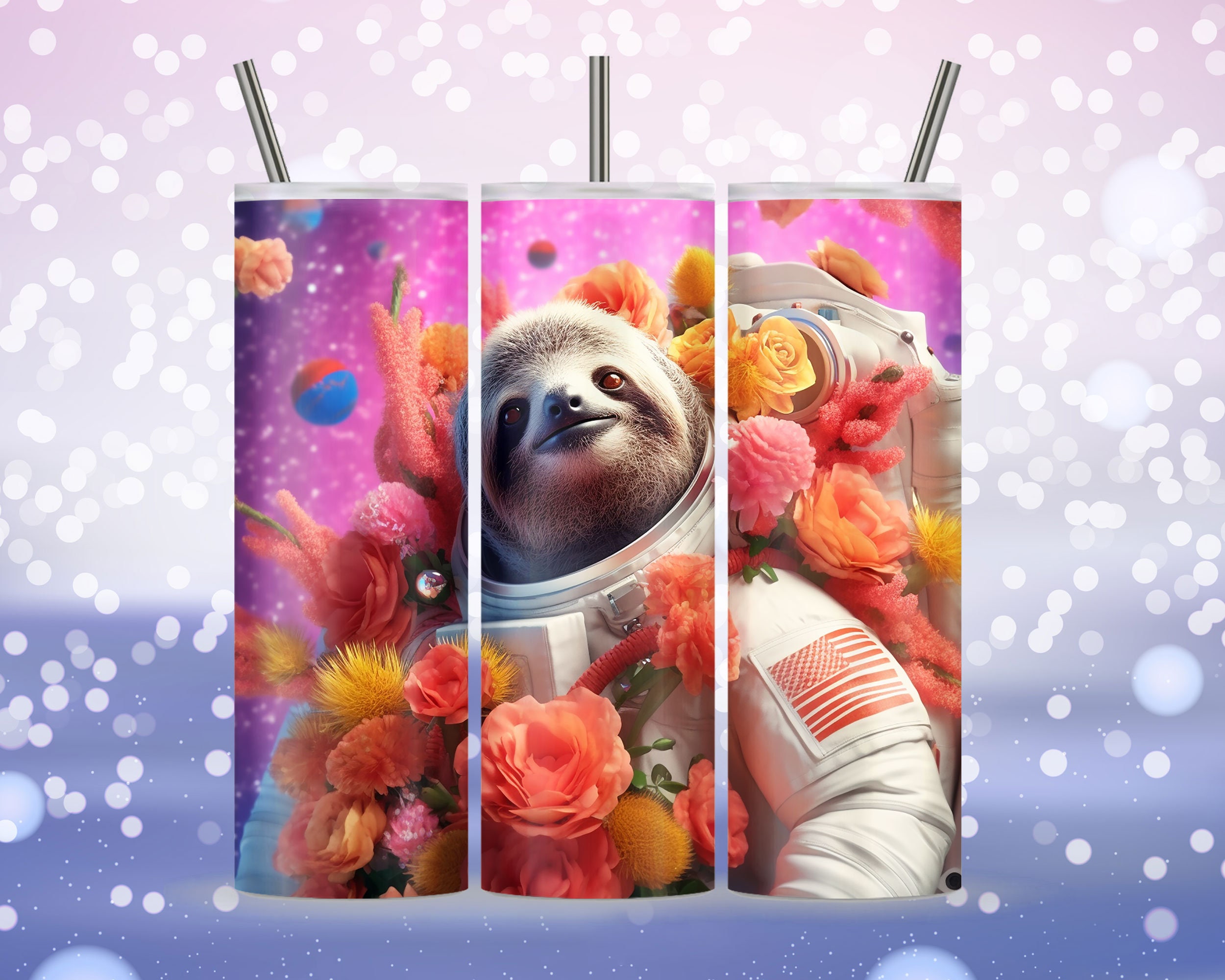 Sloth Wearing A Space Suit