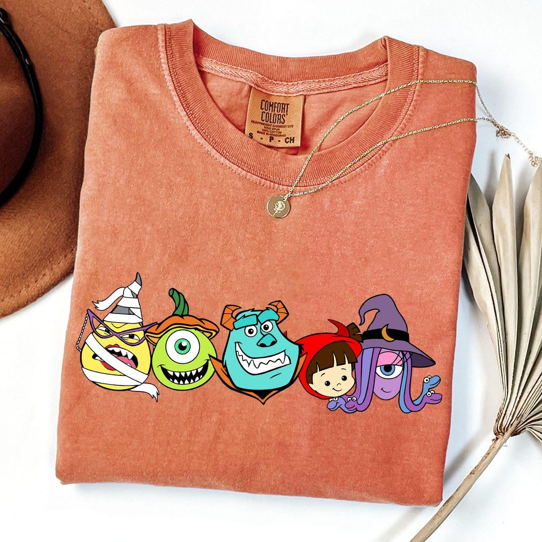 Mike Sulley Boo Celia Roz Costume Halloween Comfort Colors Shirt ...