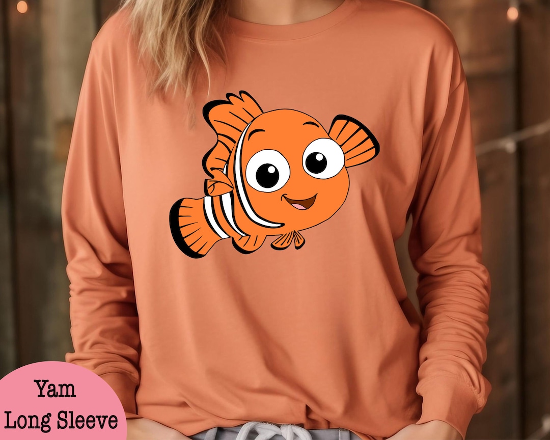 Nemo Big Face Costume Comfort Colors Shirt, Disney Finding Nemo T-shirt ...