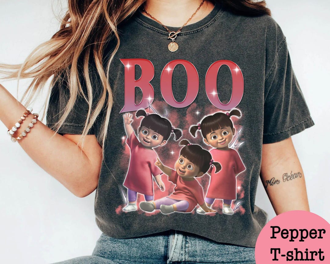 Vintage Monsters Inc Mary Gibbs Boo Comfort Colors Shirt, Disney ...