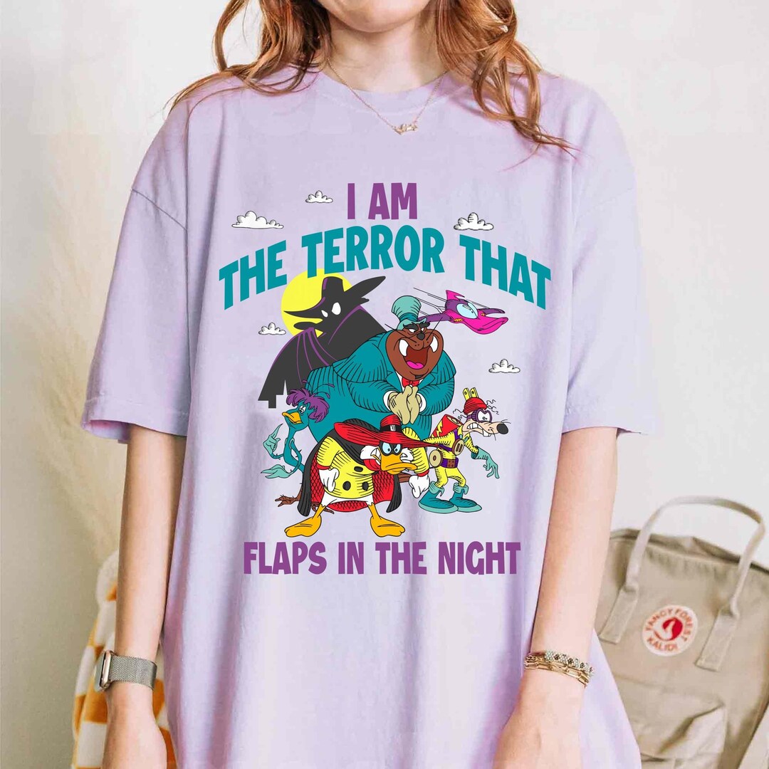 Retro Darkwing Duck I'm the Terror That Flaps in Night Comfort Colors ...