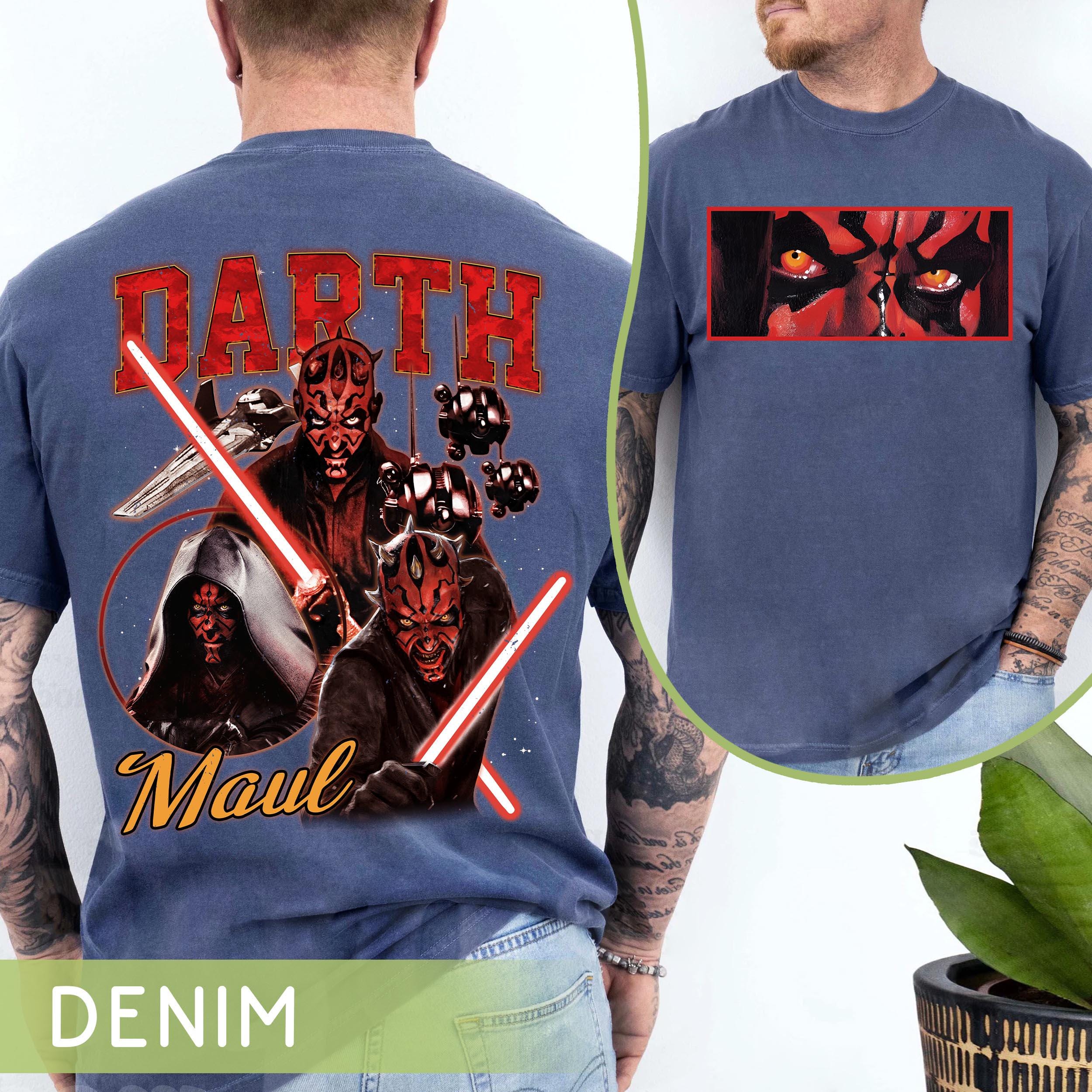 Two Sided Vintage Star Wars Darth Maul Comfort Colors Shirt Two Sided Vintage Star Wars Darth Maul Comfort Colors Shirt