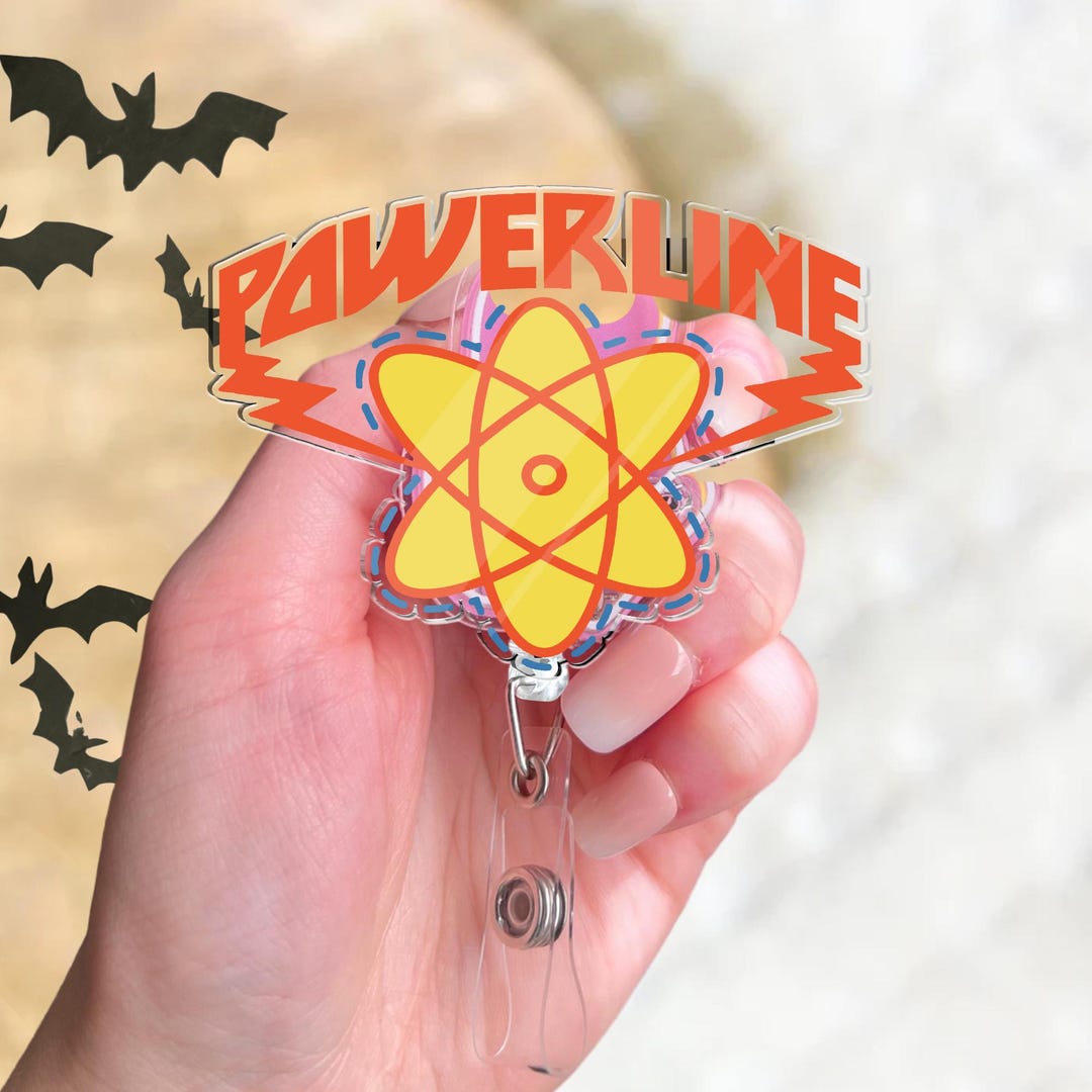 Vintage Disney Powerline Badge Reel, A Goofy Movie Badge, Nurse Badge ...