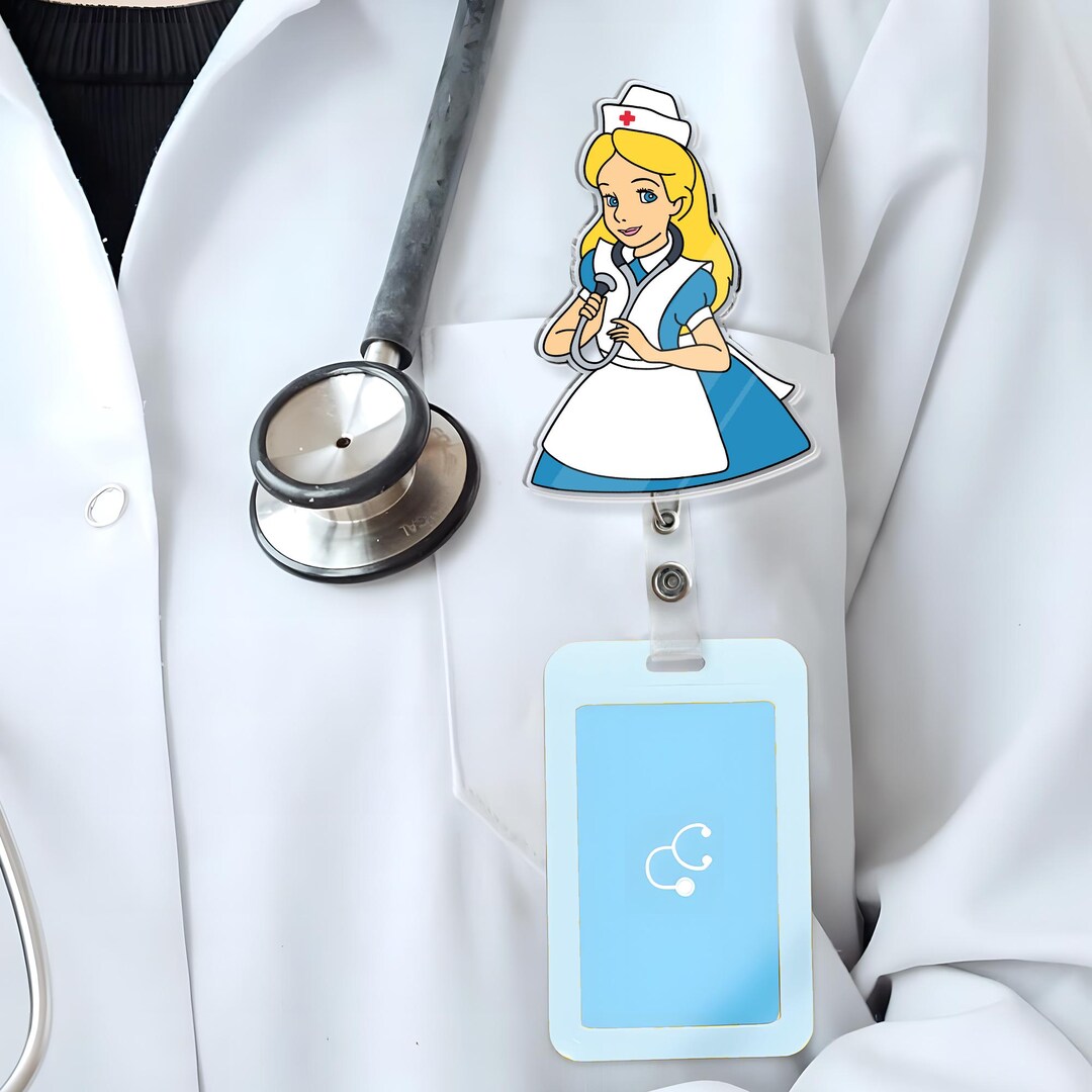 Custom Disney Alice in Wonderland Badge Reel, Personalized Badge ...