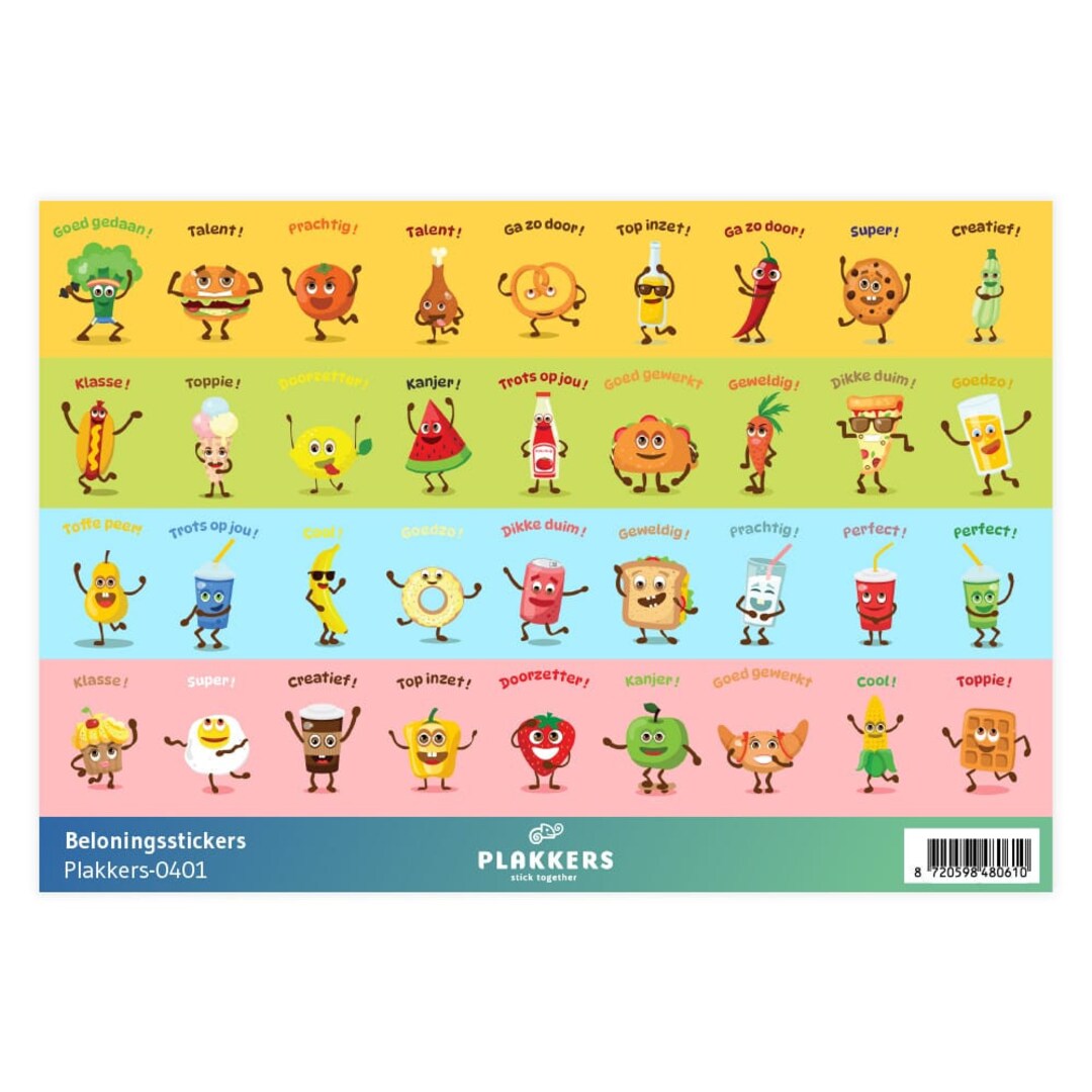 Rewards Stickers With Dutch Text - Etsy