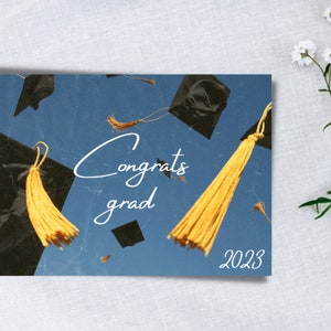Graduation Card | Graduation | Card Template | Class of 2023 | Class of ...