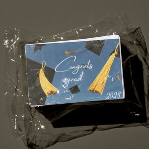 Congrats Grad Card Template | Class of 2023 (PDF) - Etsy