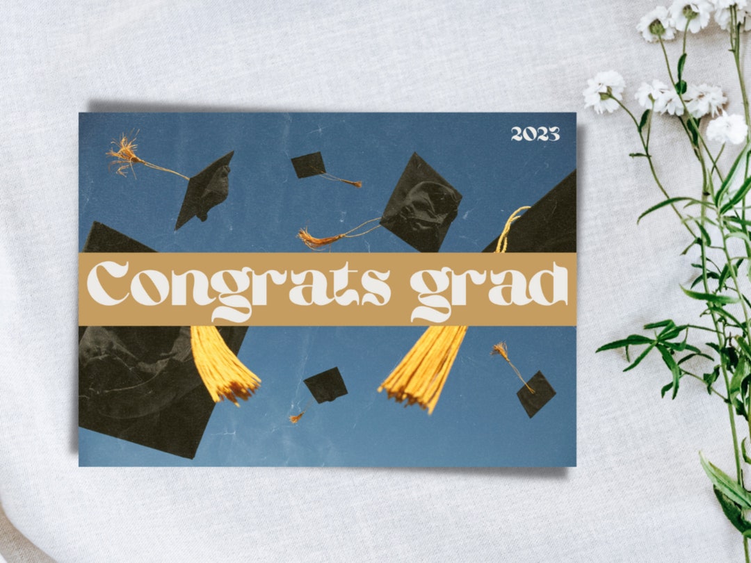 Graduation Card | Graduation | Card Template | Class of 2023 | Class of ...