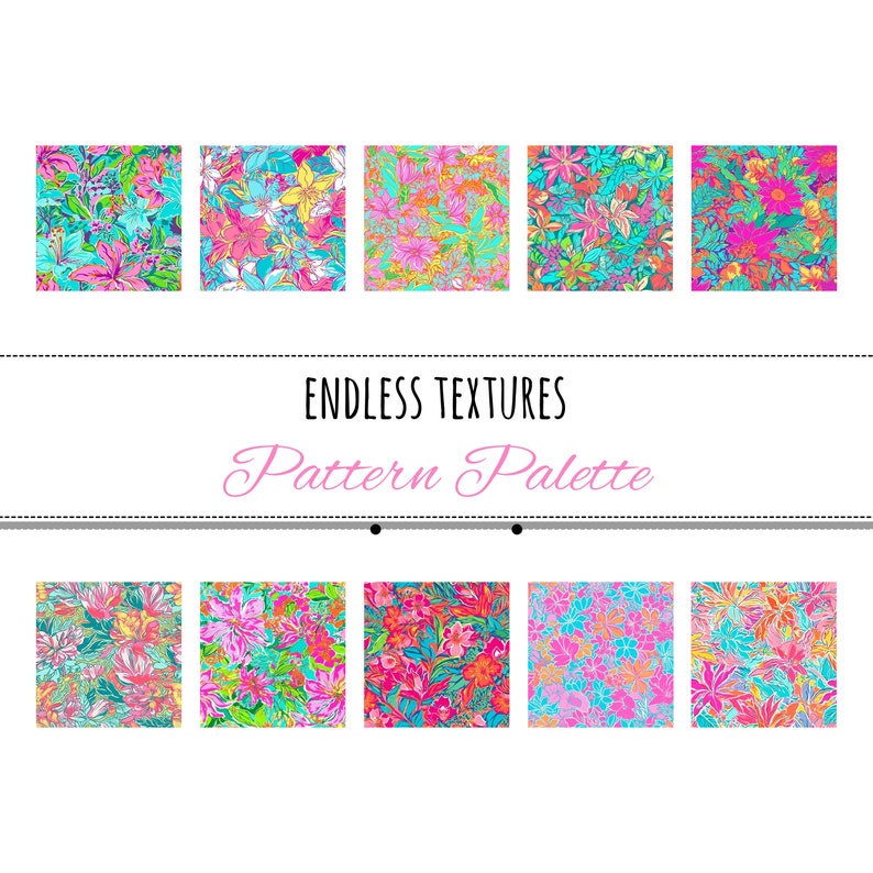 Spring Floral Digital Paper - SEAMLESS - High Quality 300 DPI - 12"x12 ...