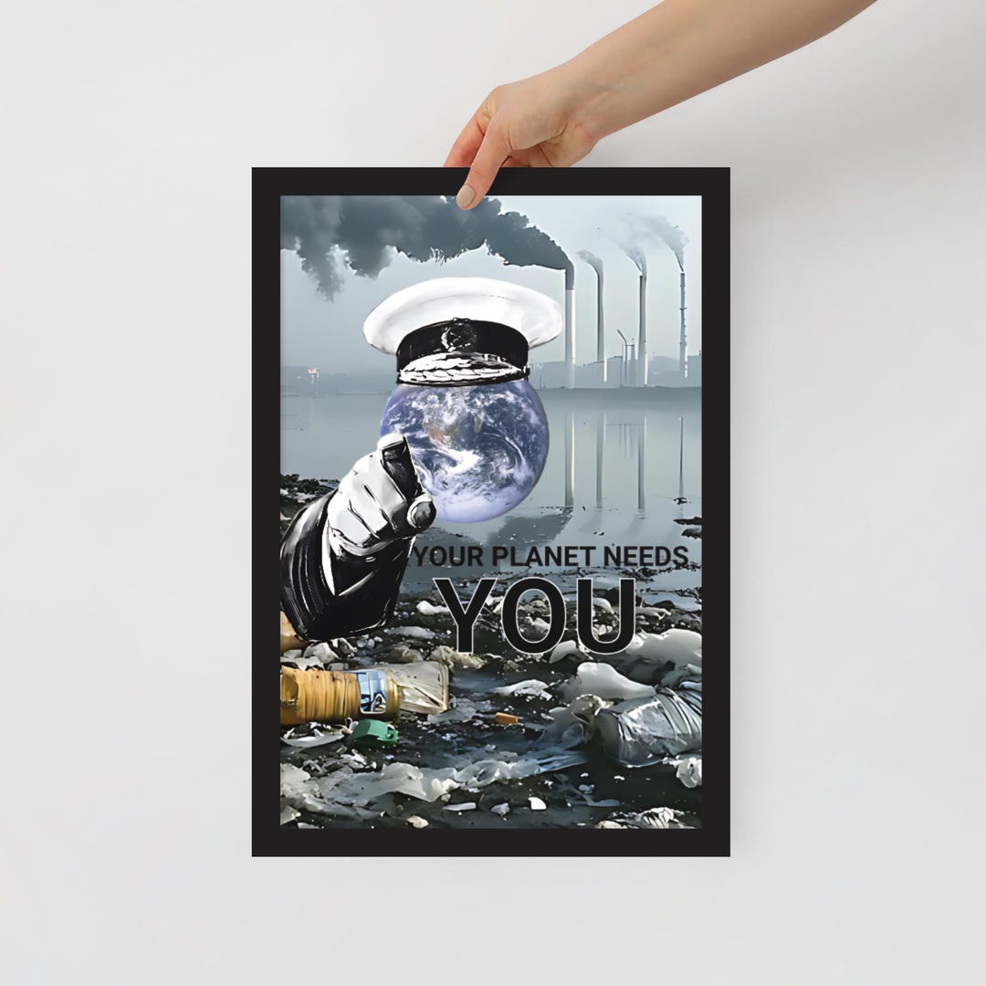Climate Change Poster (your Planet Needs You) - Etsy