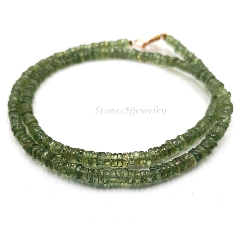 Apatite Green Necklace - Etsy UK