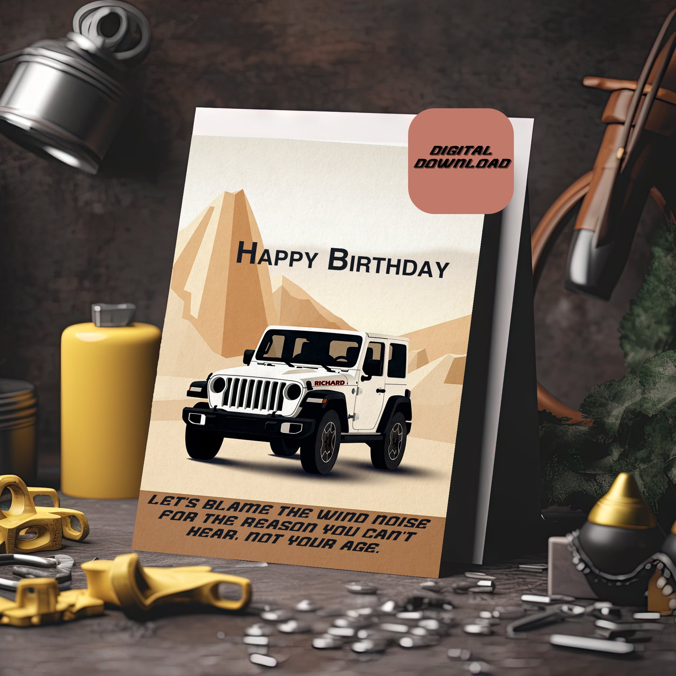 Jeep Wrangler Birthday Greetings