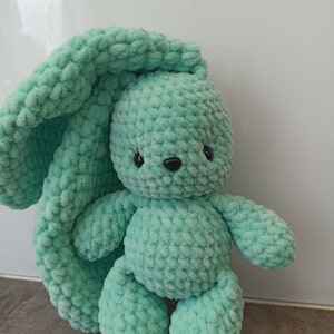 Soft Crochet Rabbit Plush Bunny Amigurumi Gift - Etsy