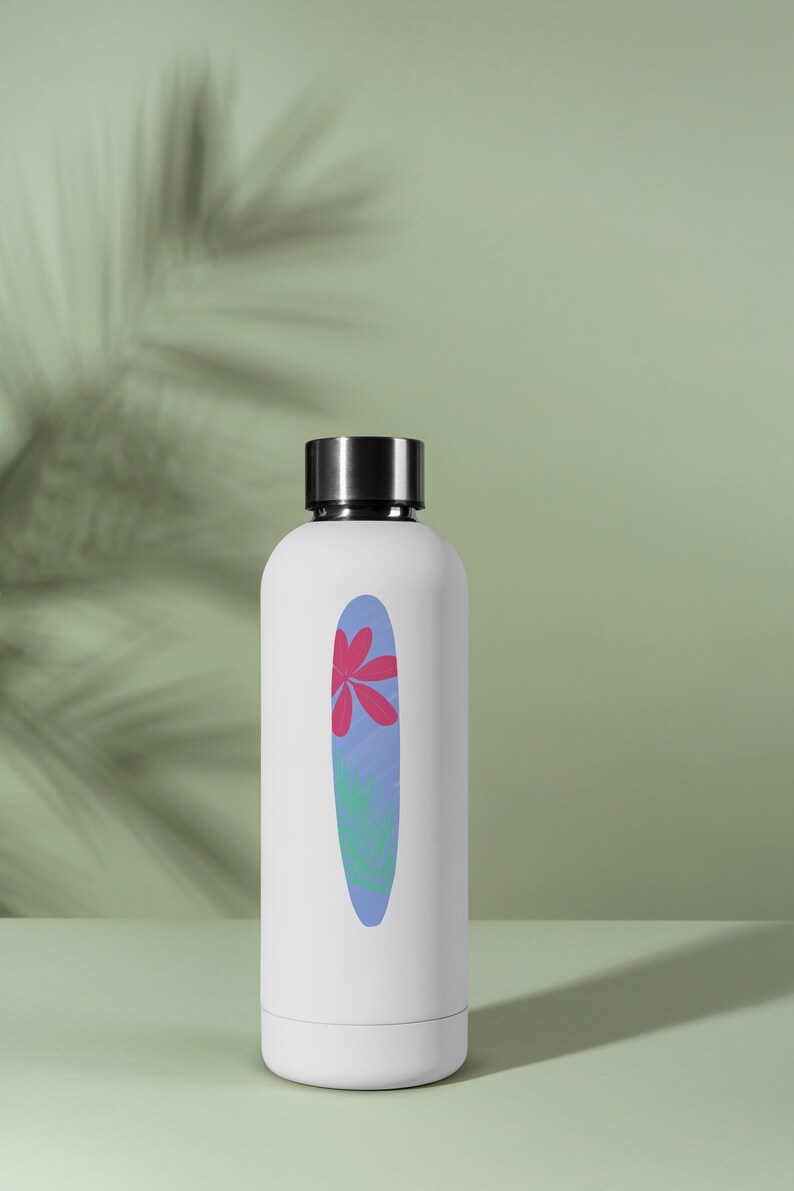 Surfboard Vinyl Sticker Set: Coastal Car, Laptop, Water Bottle Decals ...