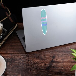 Set of Surfboard Car Bumper Stickers, Aesthetic Surfboard Stickers ...