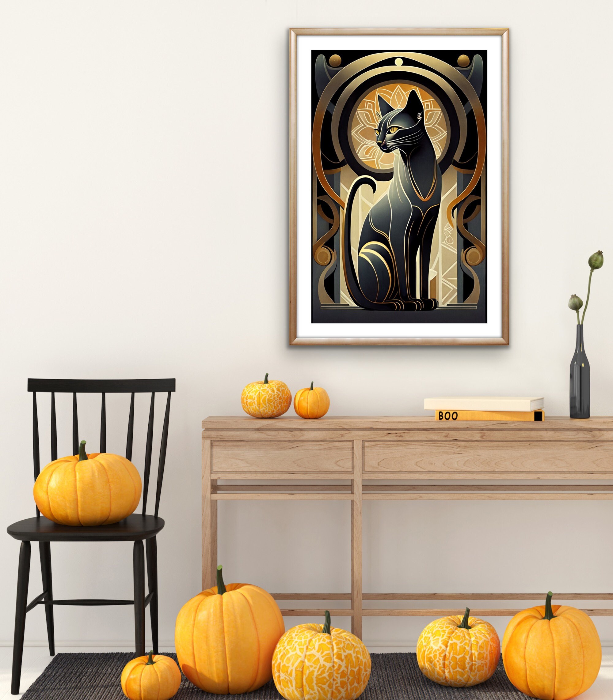 Art Dec Cat V.2 - Etsy