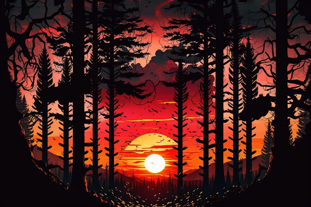 Double Sunset - Etsy