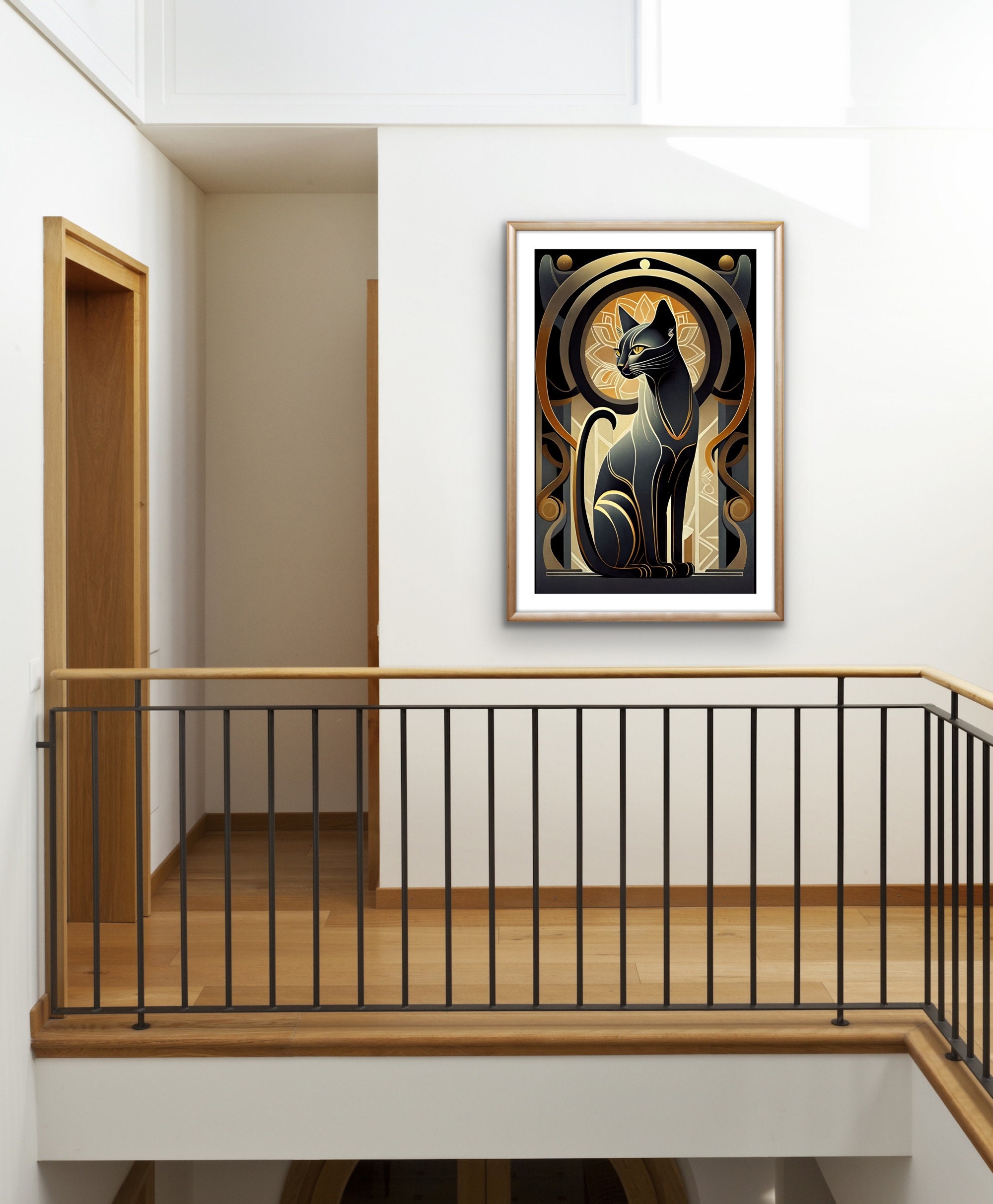 Art Dec Cat V.2 - Etsy