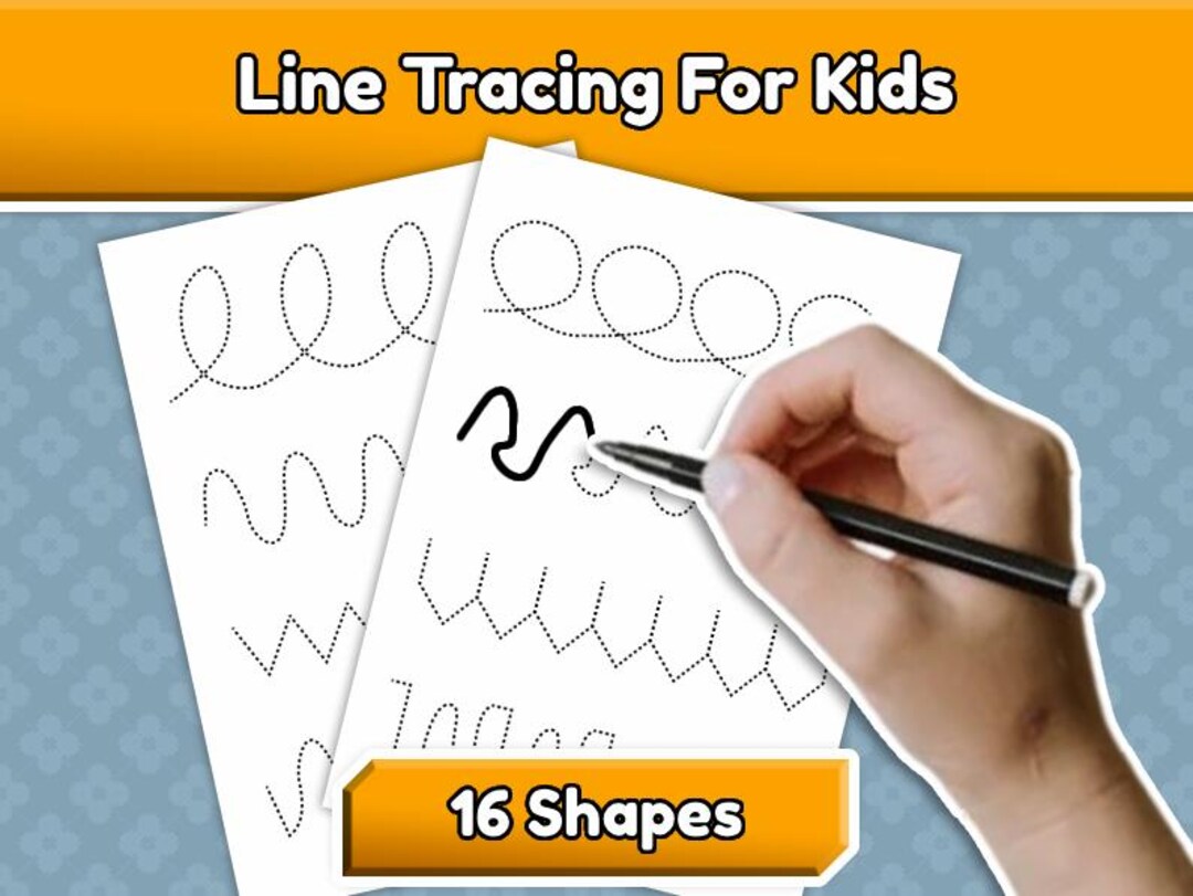 16 Homeschool Line Tracing Worksheets | Pre-writing Activities for Kids ...
