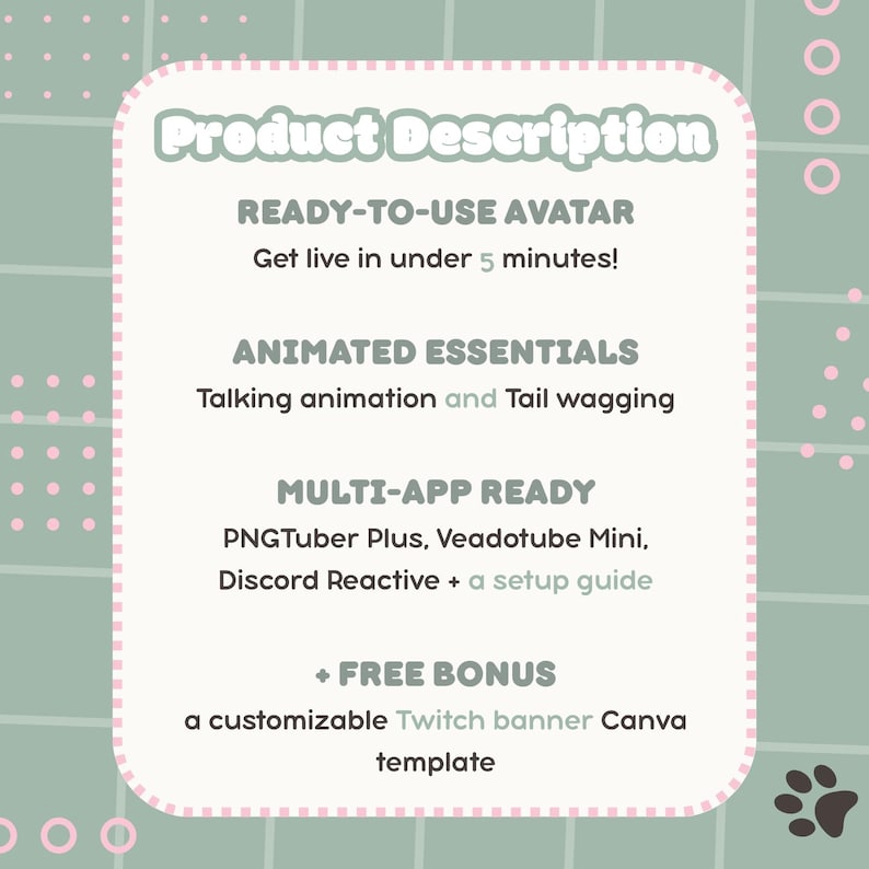Pre-made Pngtuber Cat Girl Avatar | Multi-app Ready | Pngtuber Plus ...