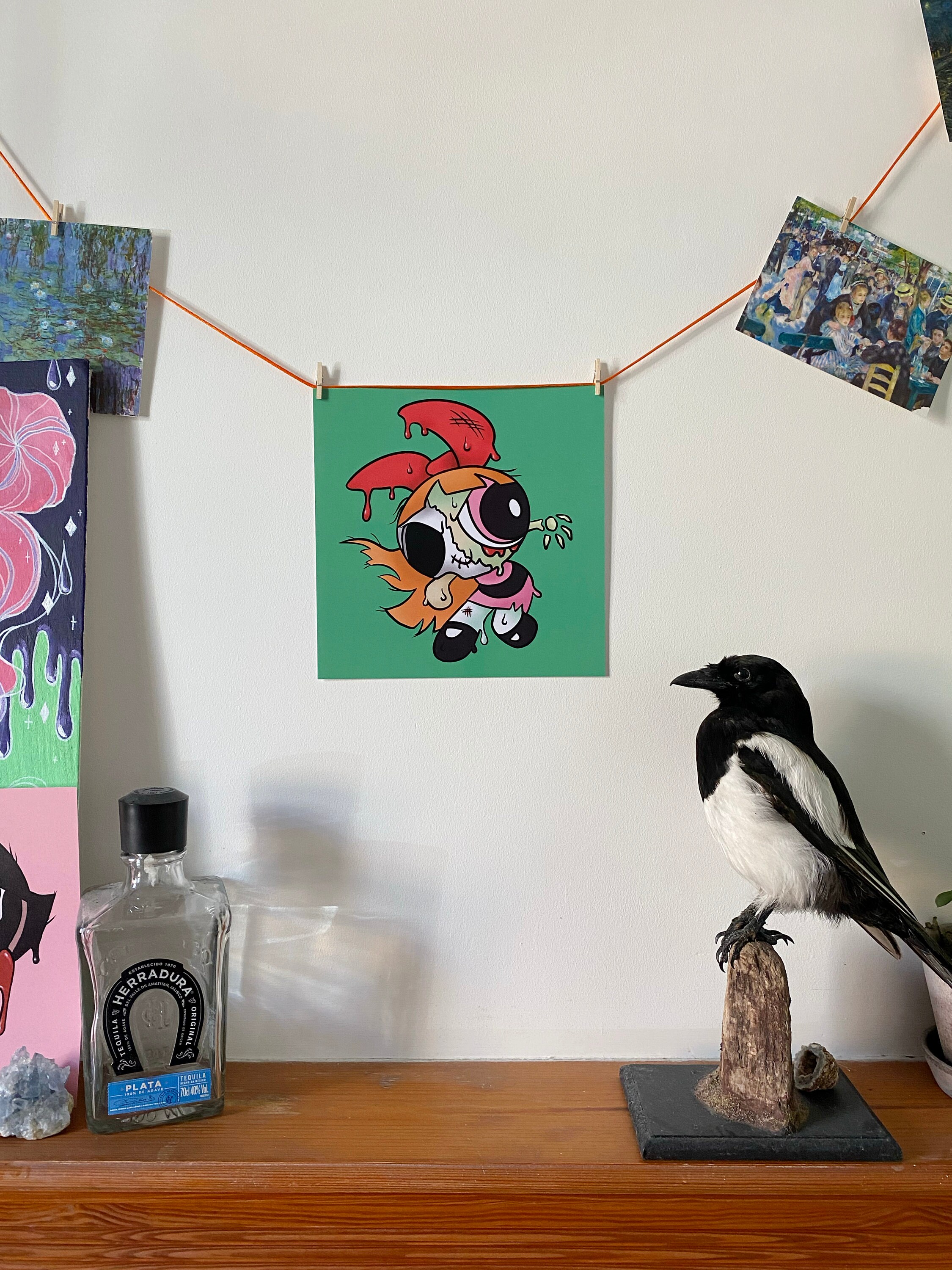 Powerpuff Girls, Zombie Blossom Print - Etsy