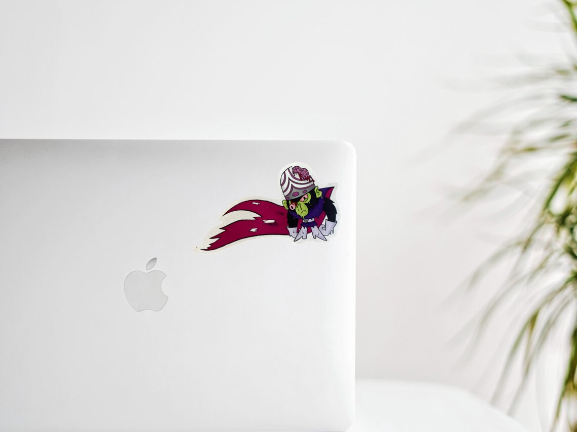 Mojo Jojo Sticker, Fun Powerpuff Girls Decal, Creepy Childhood Cartoon ...