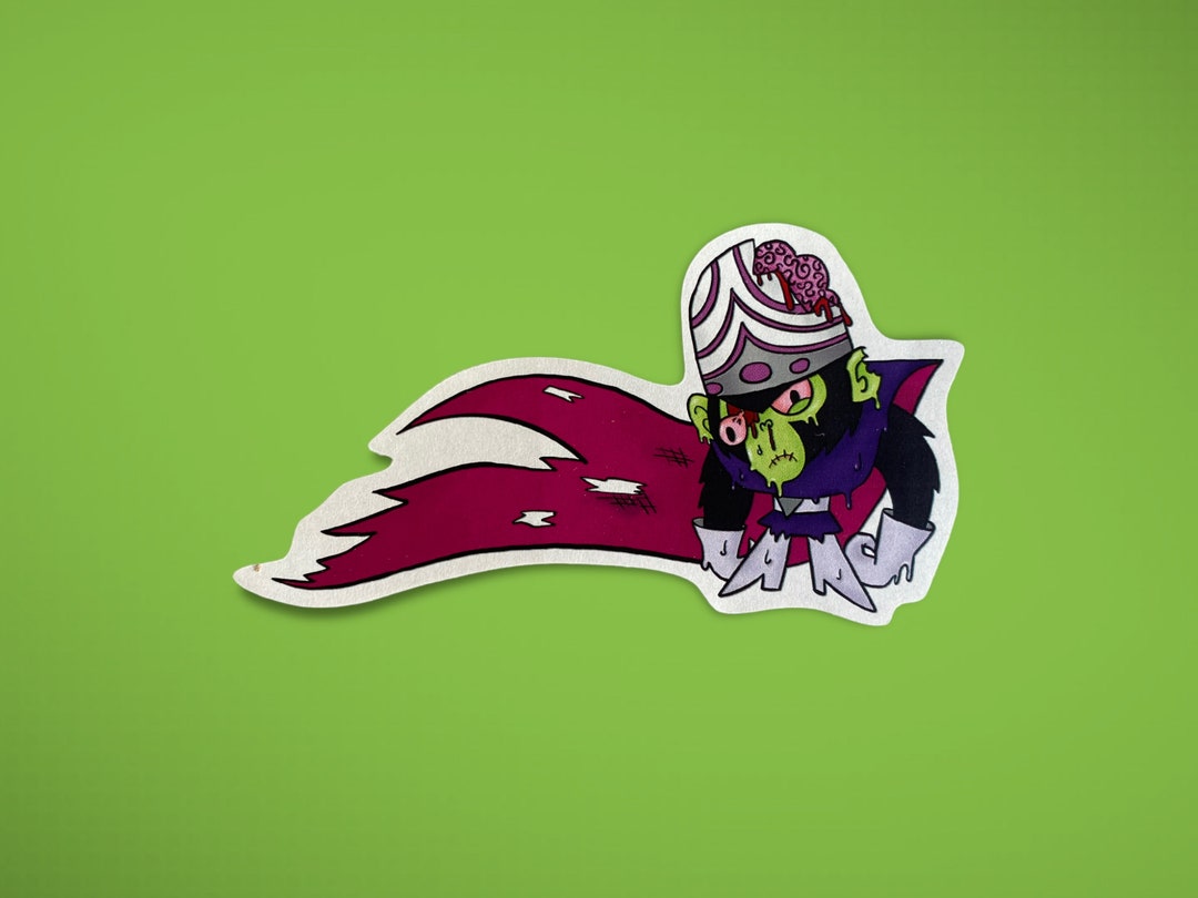 Mojo Jojo Sticker Powerpuff Girls Decal Creepy Cartoon - Etsy