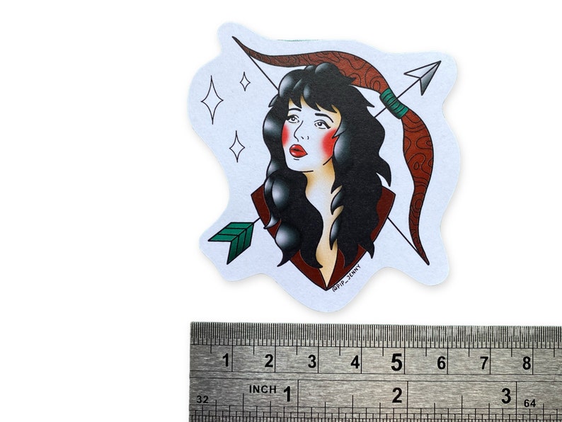 Kate Bush Sticker, Running up That Hill Design, Old School Tattoo ...